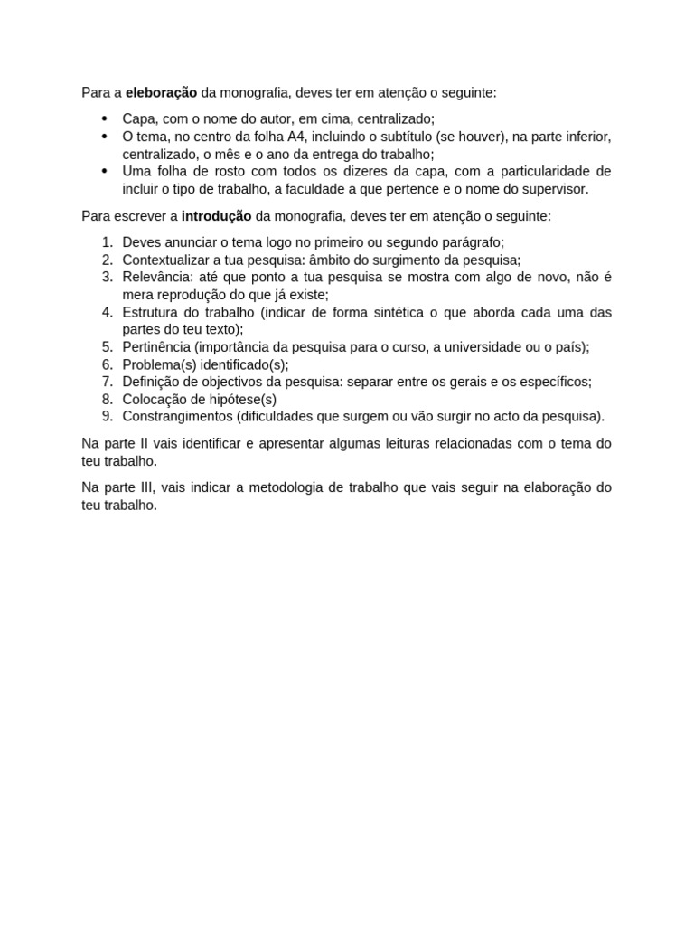 Como Fazer A Introdução | PDF