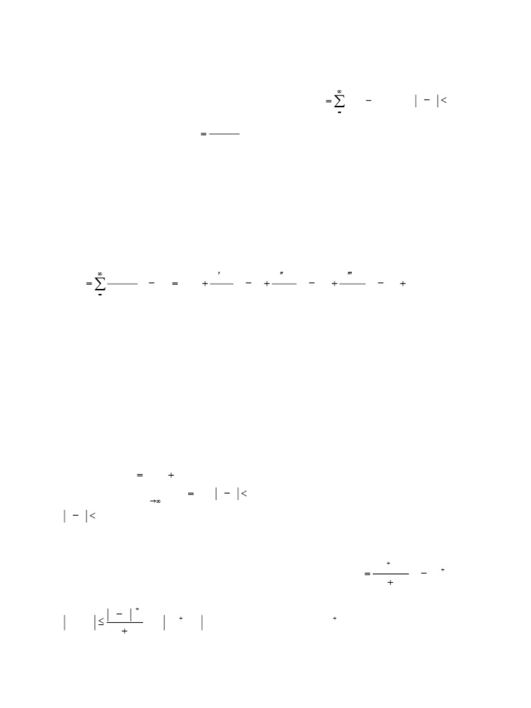 Binomial and Taylor Series Overview | PDF | Power Series | Mathematical ...