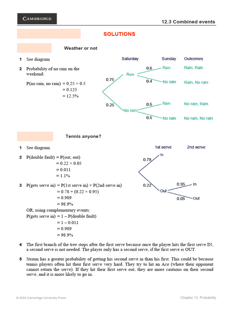 Probability Challenges SOLUTIONS | PDF