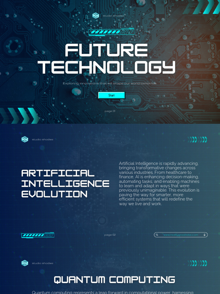 Green Blue Modern Future Technology Presentation - 20250216 - 204829 ...