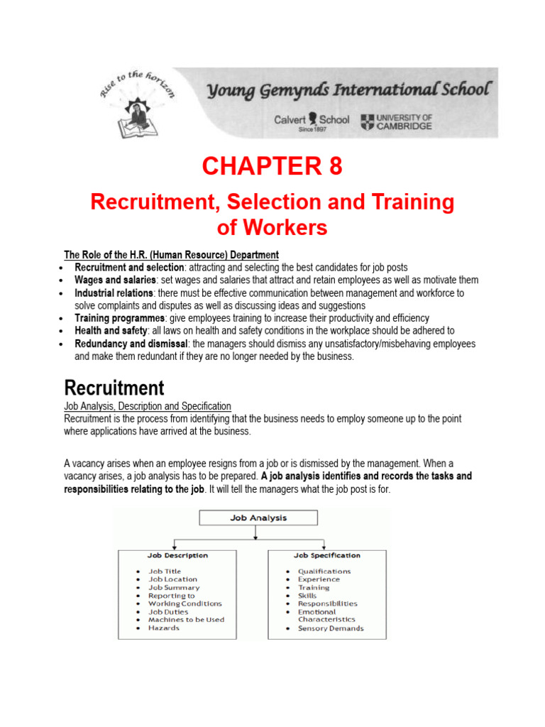 HR Recruitment and Training Strategies | PDF | Employment | Recruitment