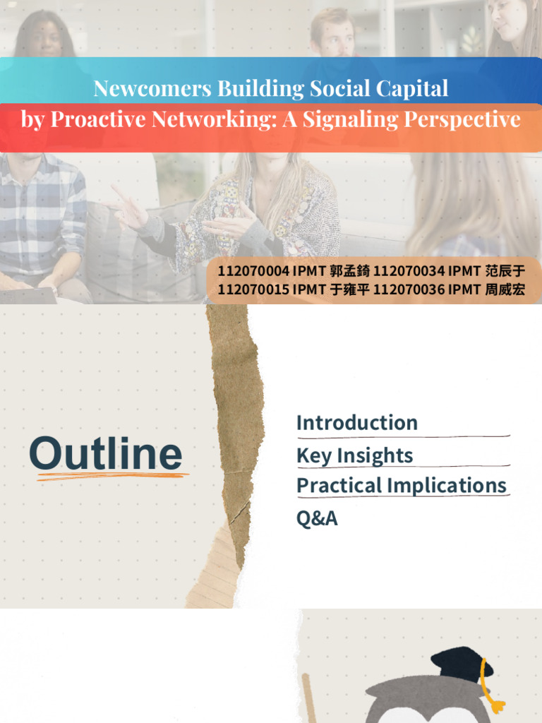 Proactive Networking | PDF | Mentorship | Social Network