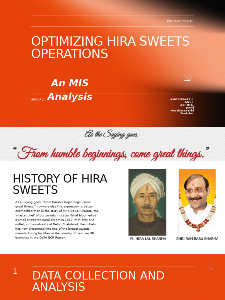 History of Hira Sweets Operations | PDF | Enterprise Resource Planning ...