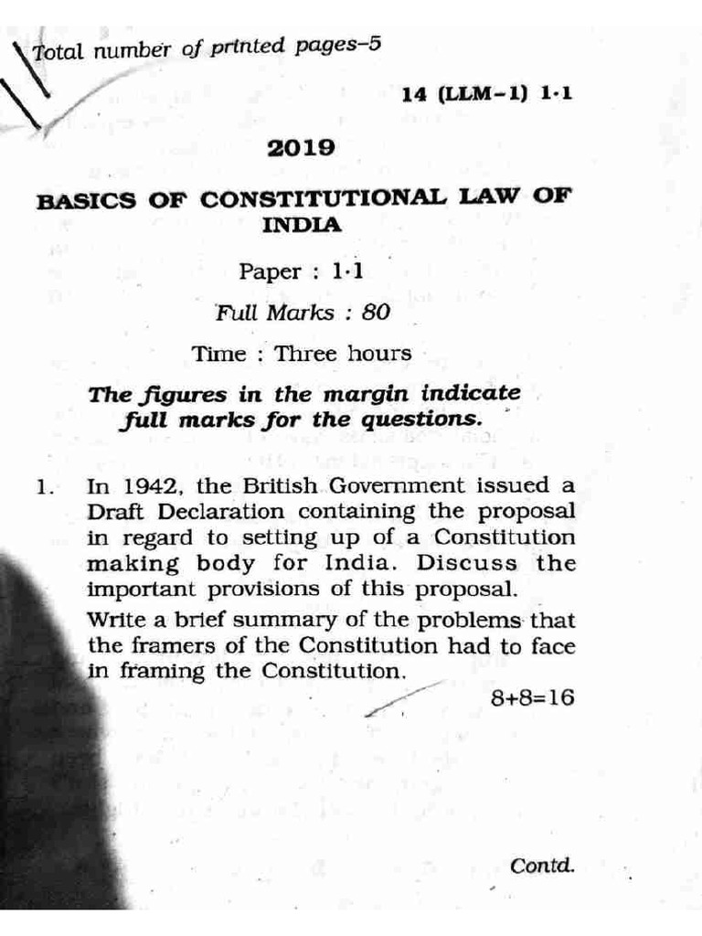 Basic of Constitutional Law | PDF