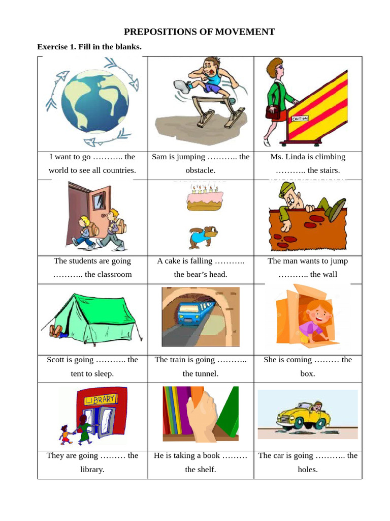Prepositions of Movement | PDF