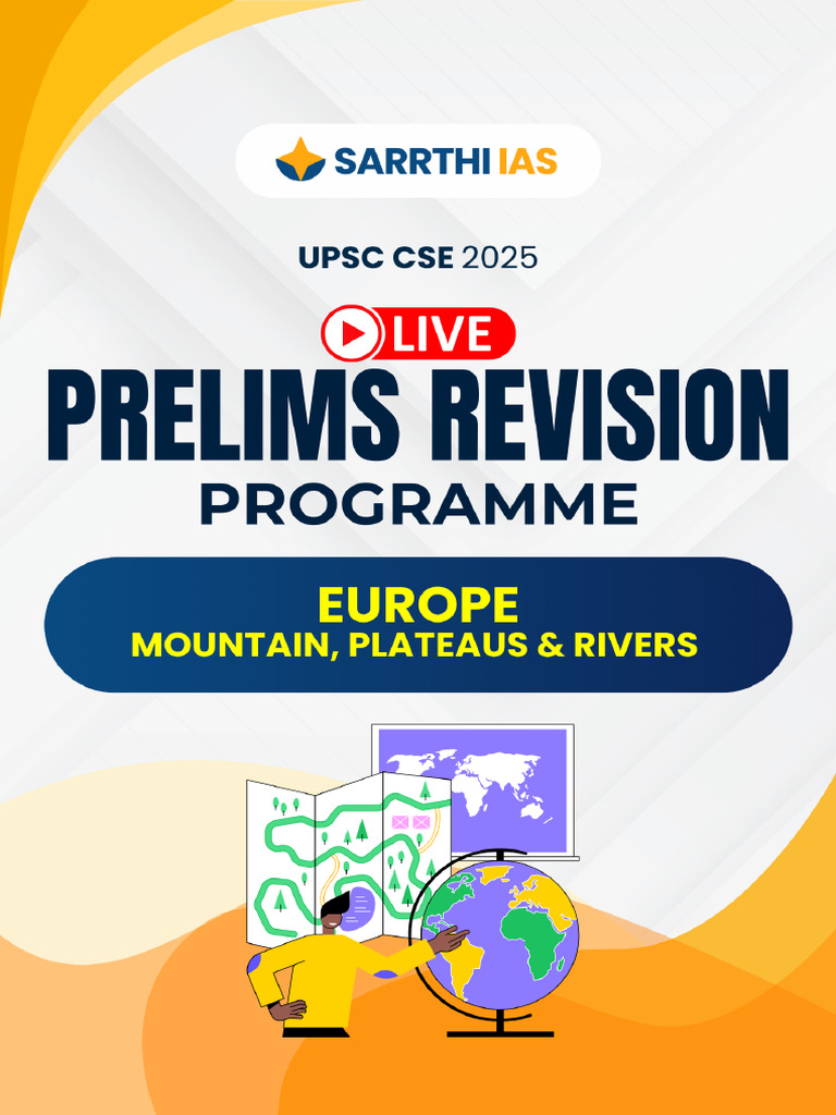 Europe Mountains, Plateaus & Rivers Part 1 Pointers Notes | PDF ...