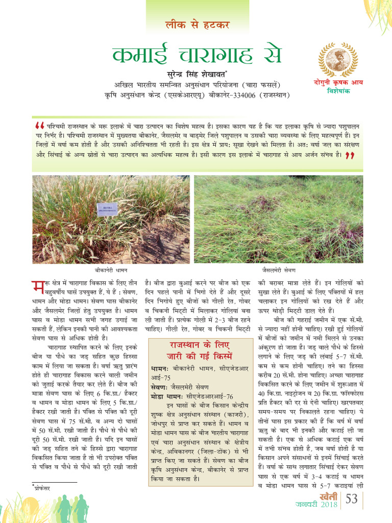 Sevan Dhaman Ghas | PDF