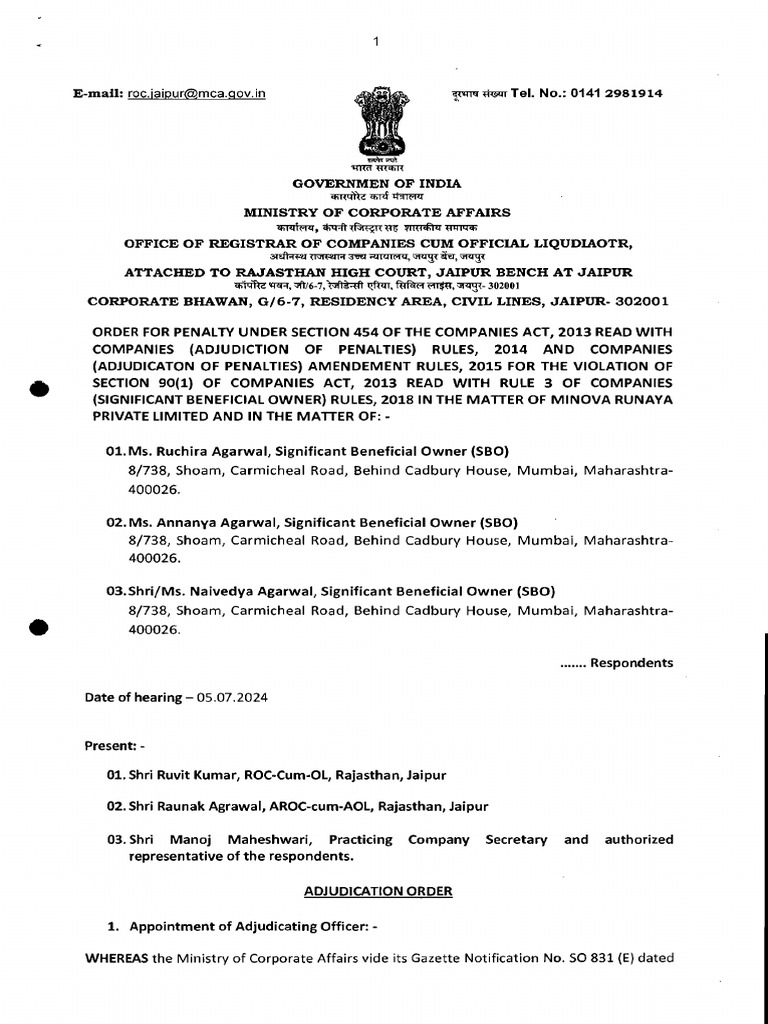 Minova Runaya Private Limited 20240806 | PDF