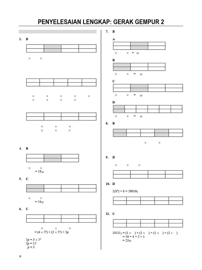 Penyelesaian Lengkap Gerak Gempur 2 | PDF