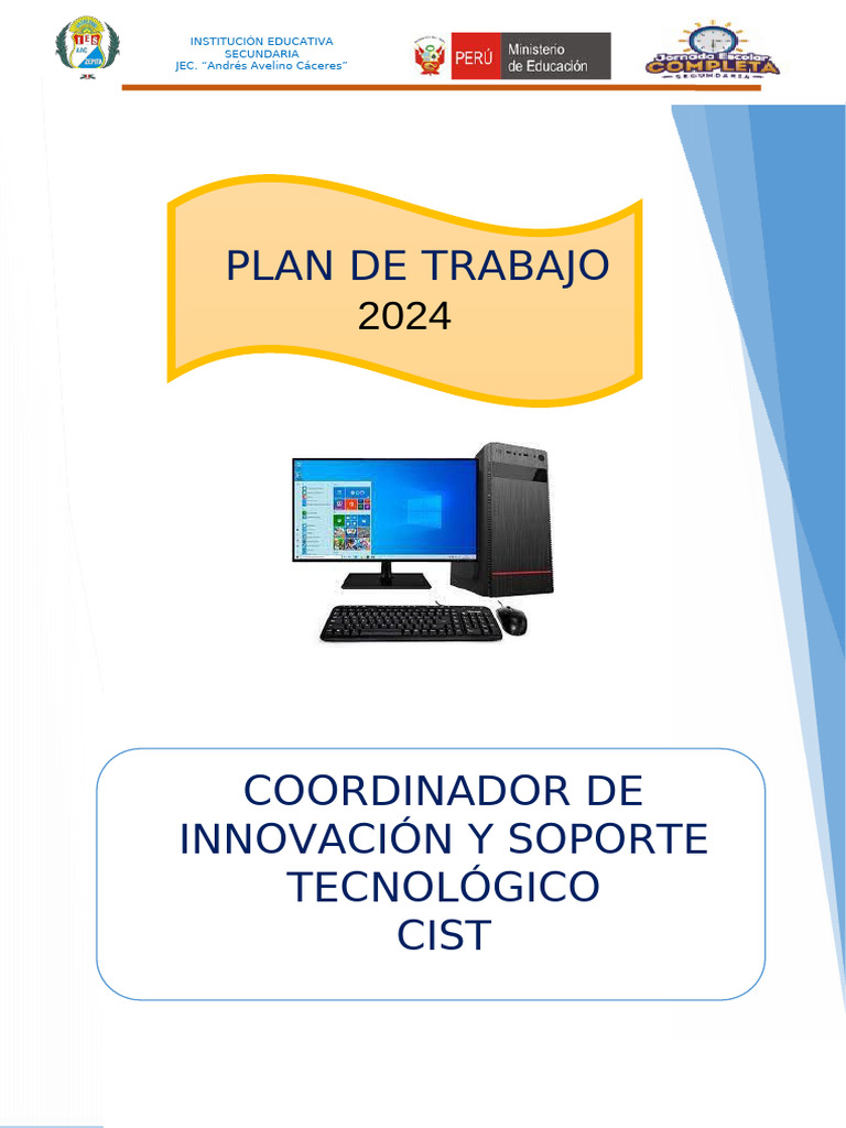 Plan Anual CIST 2024: Innovación Educativa | PDF | Enseñando ...