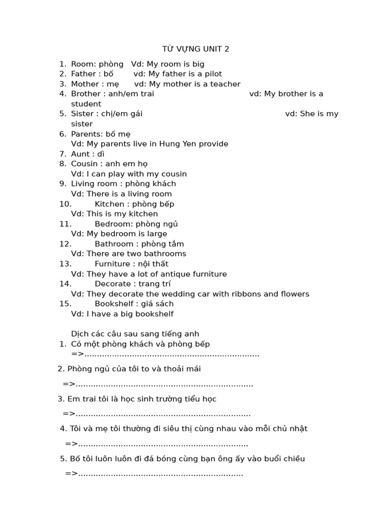 T V NG Unit 2 L P 6 | PDF