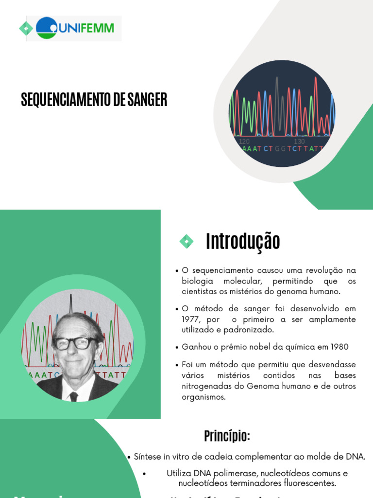 Sequenciamento de Sanger: Fundamentos e Aplicações | PDF ...