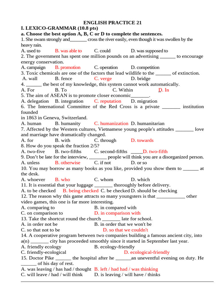 English Practice | PDF | Cost Of Living | Copyright