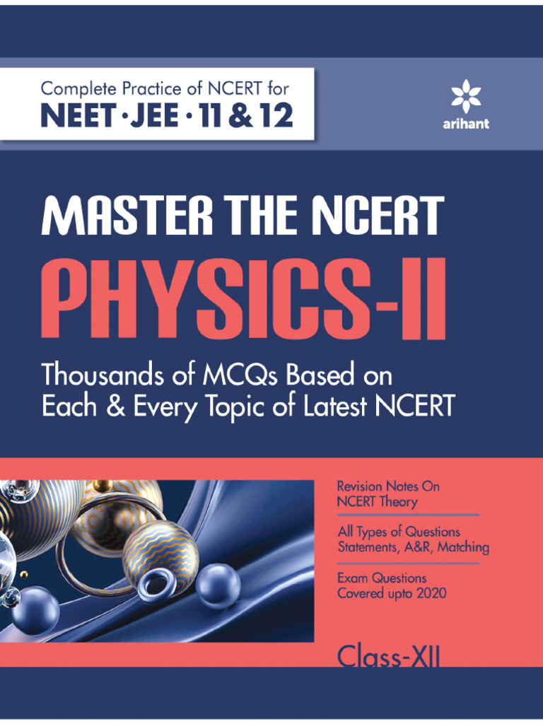 Arihant Master The NCERT Physics Class 12 | PDF