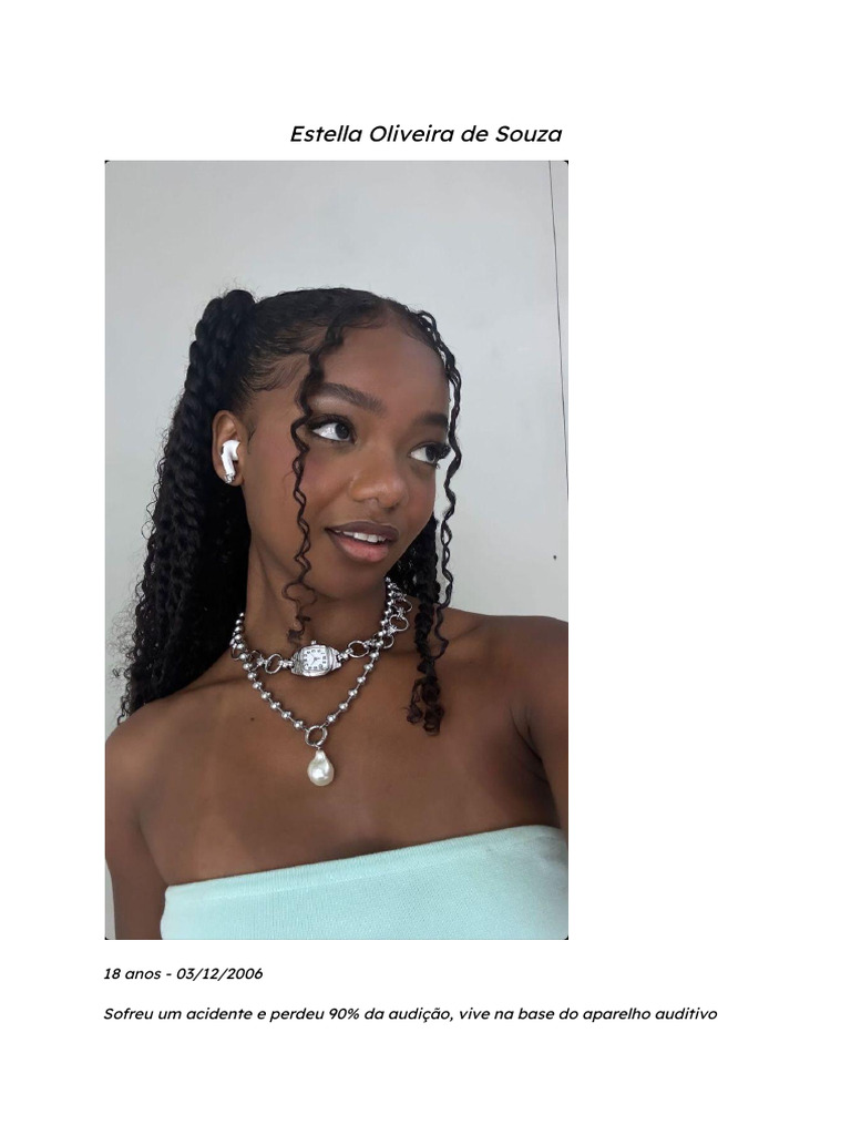 stella ?liveira de ?ouza. ・ | PDF