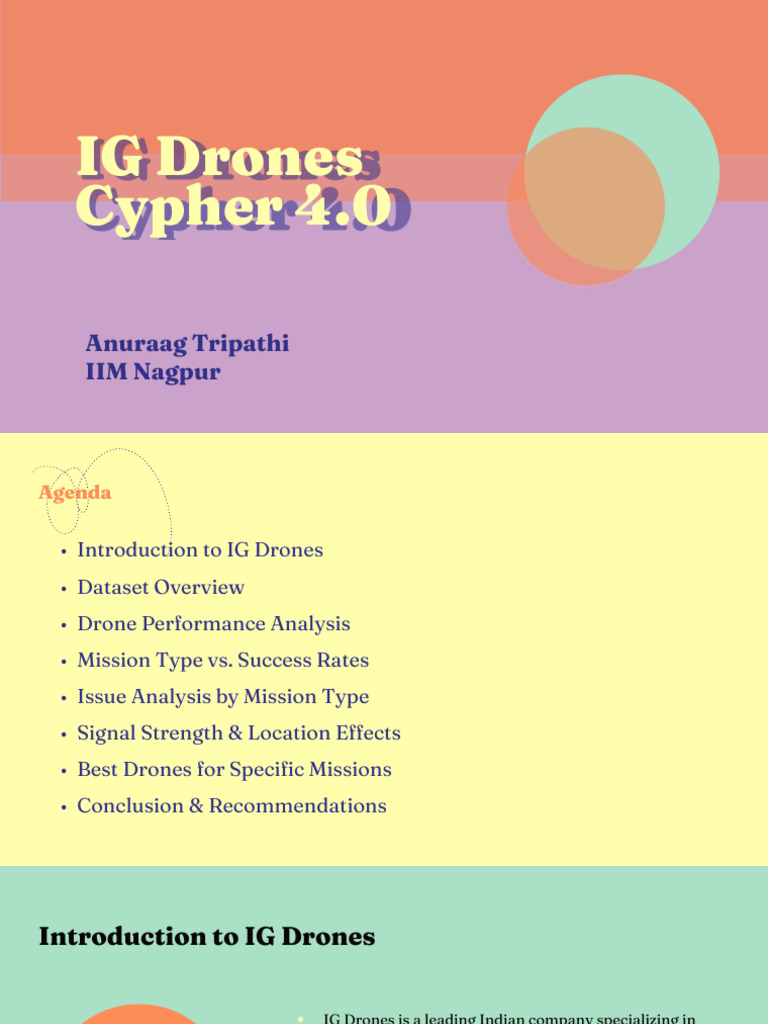 IG Drones Performance Analysis Report | PDF | Unmanned Aerial Vehicle ...