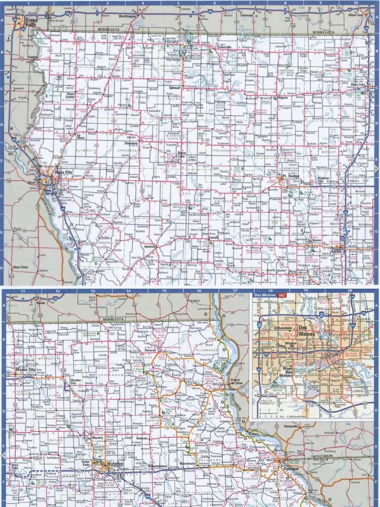 Iowa Road Map | PDF