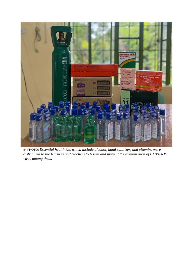 COVID-19 Health Kit Distribution Report | PDF | Hygiene | Infection