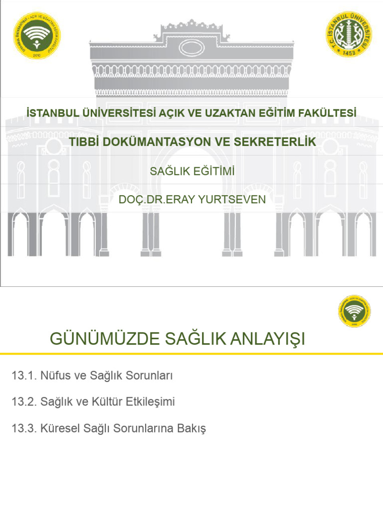 Bolum Ders Sunumu | PDF