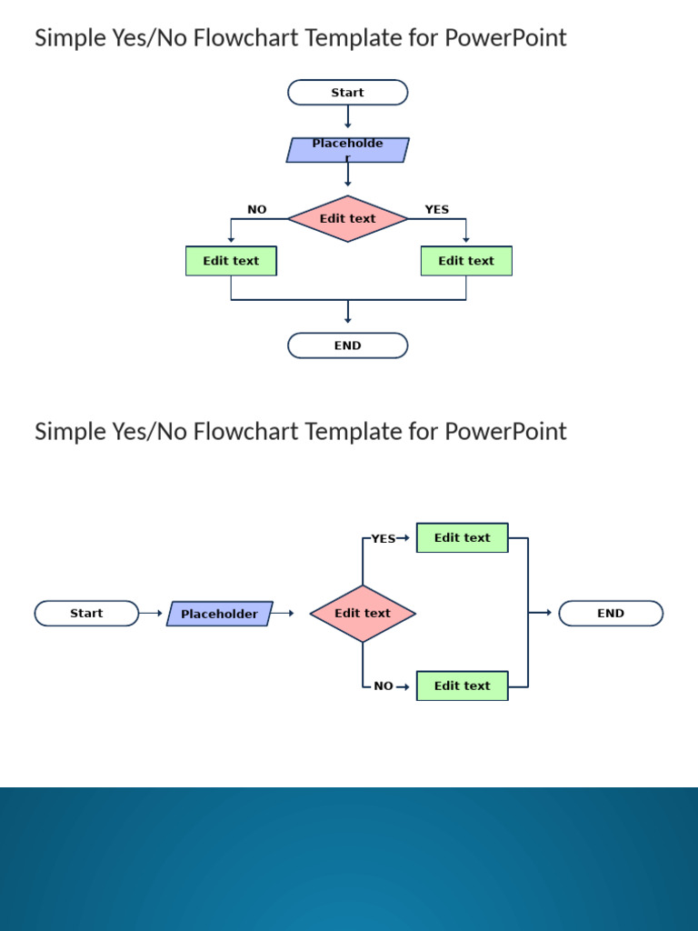 22848 01 Yes No Flowchart Template for Powerpoint 16x9 1 | PDF