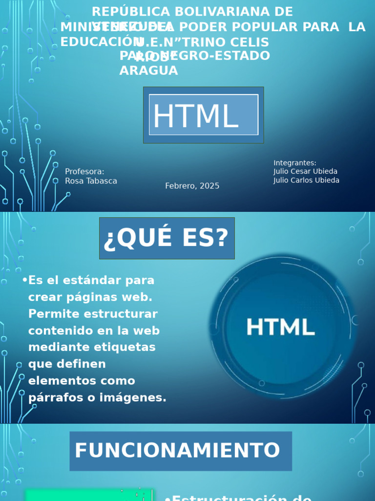 Introducción a HTML: Estructura y Tipos | PDF