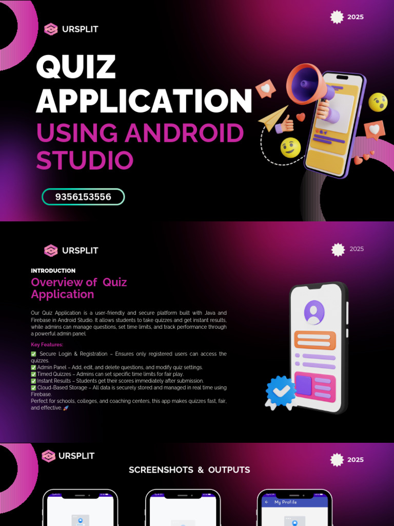 Quiz Application Using Android Studio | PDF