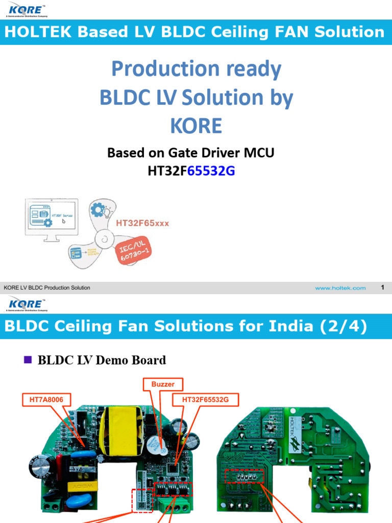 BLDC Ceiling Fan Controller Card | PDF | Microcontroller | Electronic ...