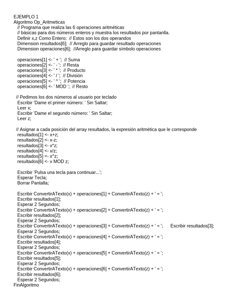 Algoritmos Resueltos | PDF | Algoritmos | Informática teórica
