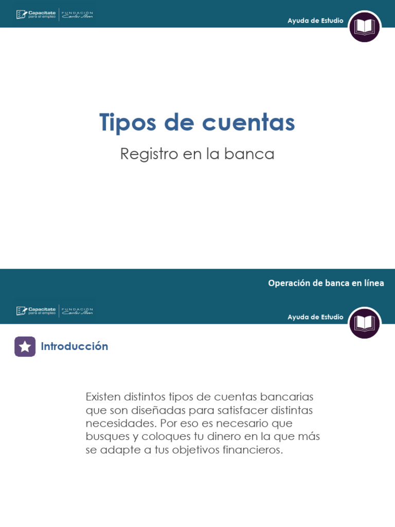 Tipos de cuentas_ | PDF | Bancos | Dinero