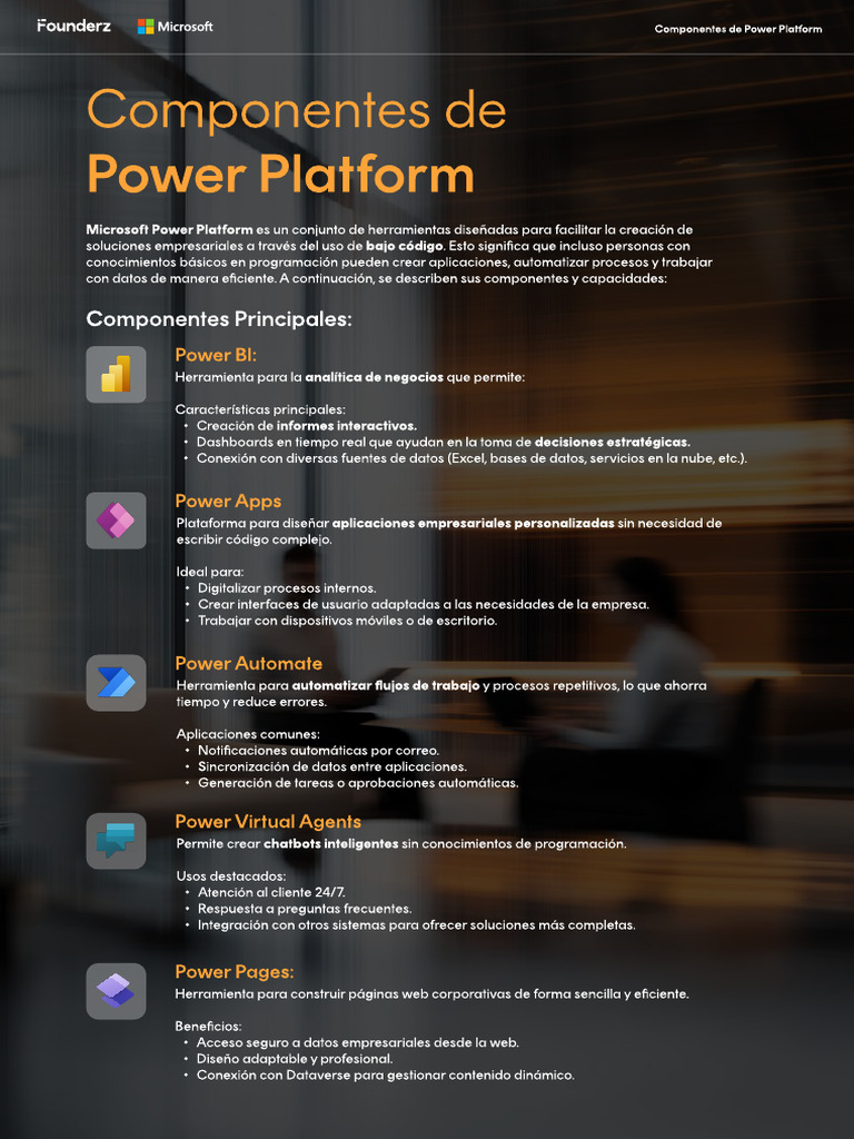 Componentes de Power Platform | PDF