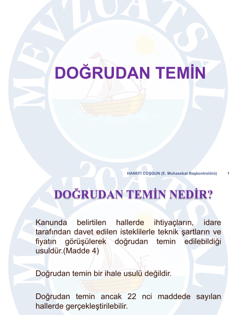 Dogrudan Temin | PDF
