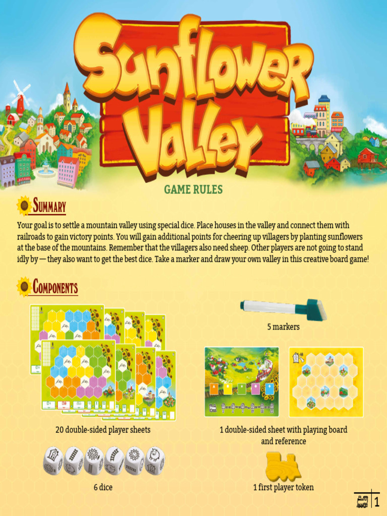 Sunflower Valley Rules Eng | PDF