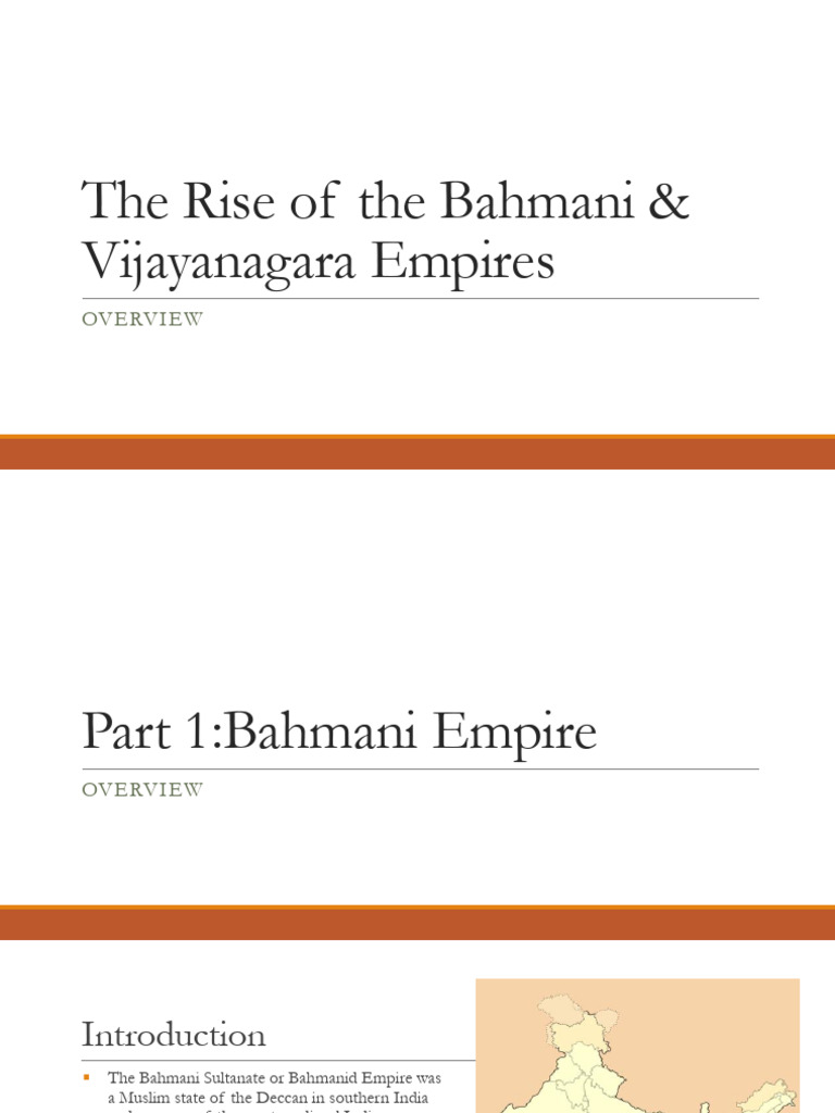 Bahmani Sultanate Architecture Overview | PDF