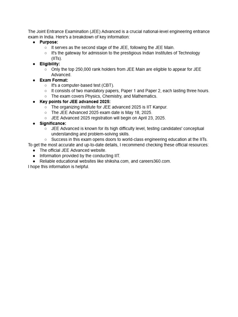 Jee Advanced Pdf