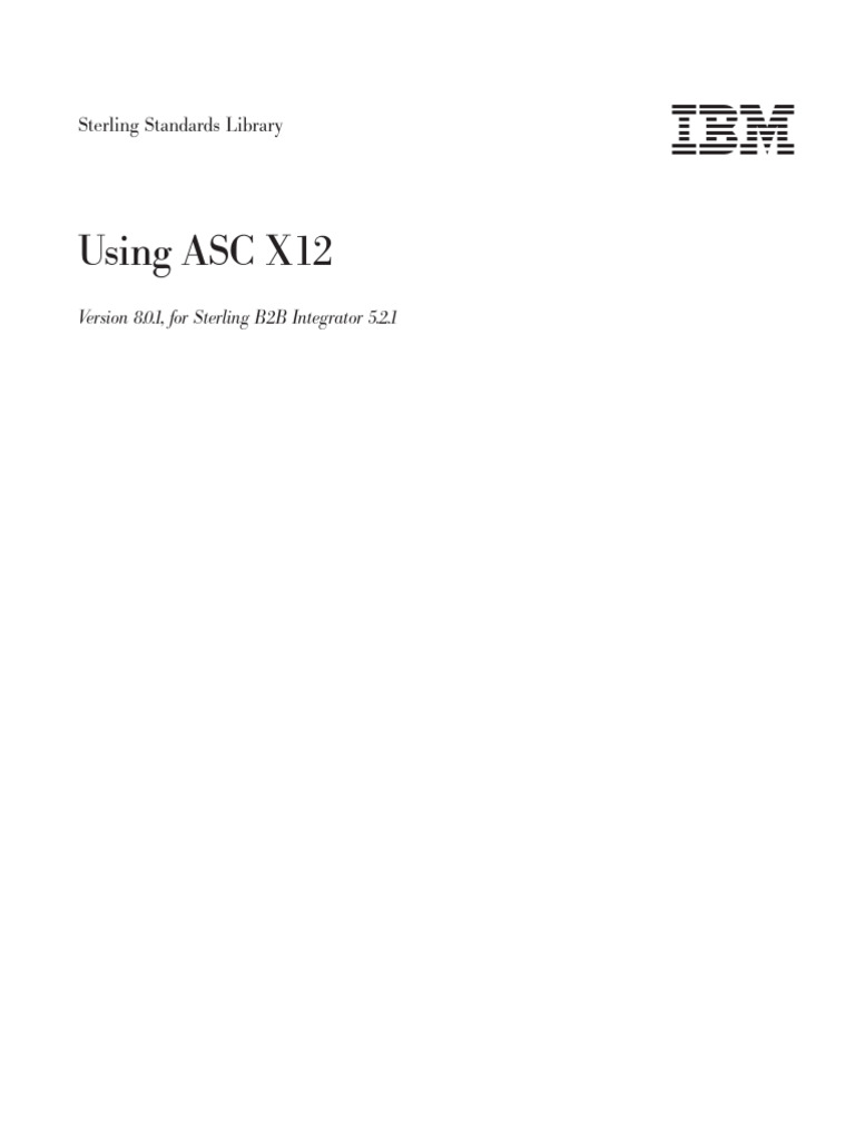 Stds801_Using_ASCX12 | PDF | Electronic Data Interchange | Database ...