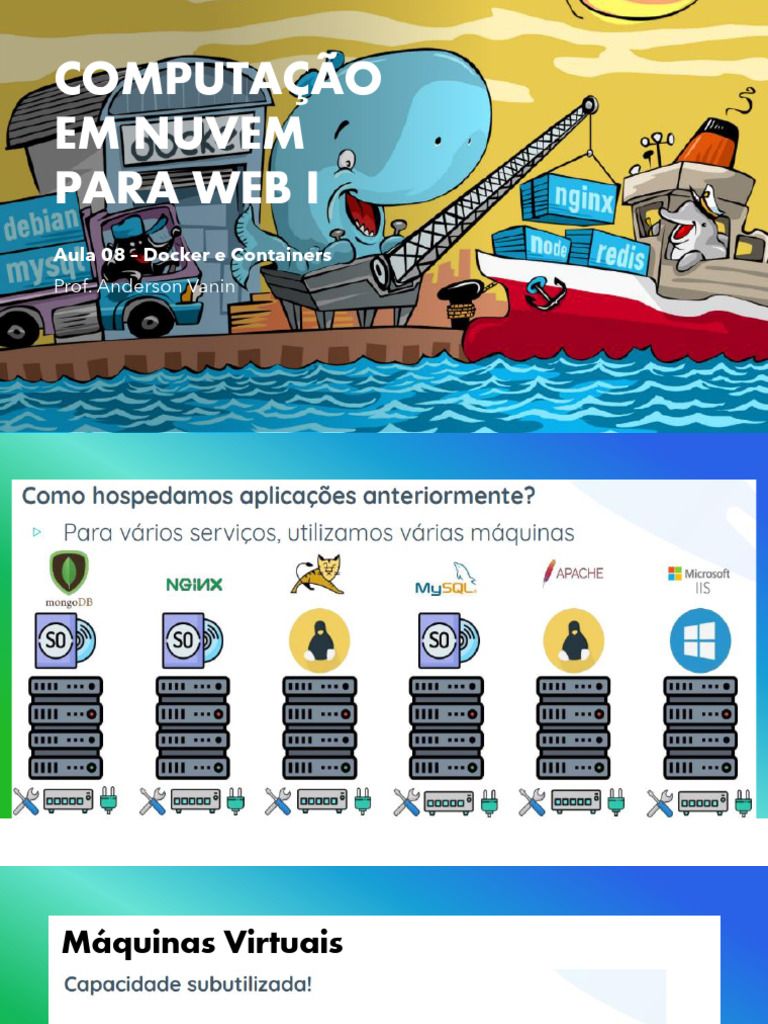 Aula 09 - COMPUTAÇÃO EM NUVEM PARA WEB I - DOCKER E CONTAINER | PDF ...