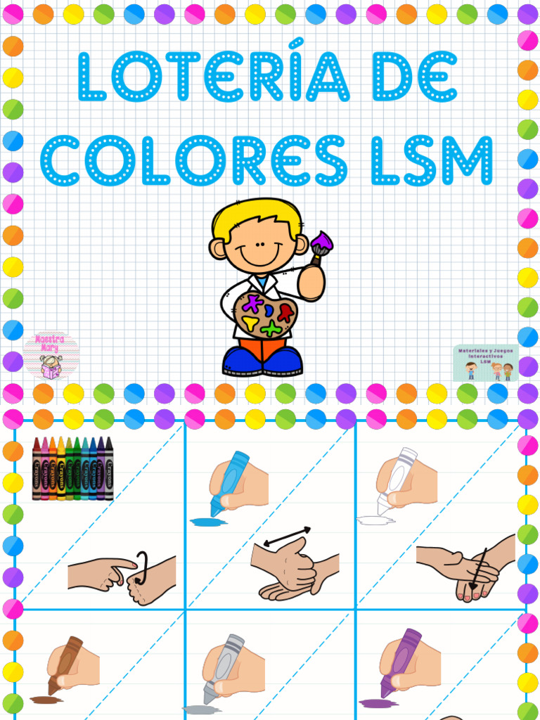Lotería de Los Colores | PDF
