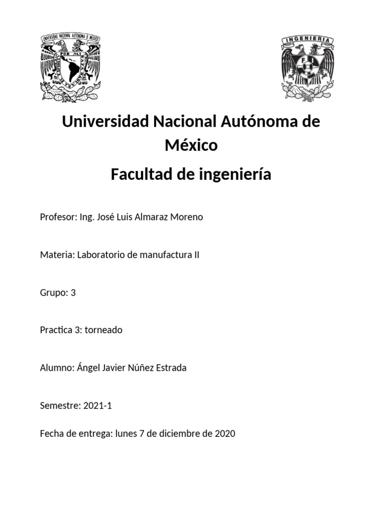 Practica 2 Torno CNC | PDF | Control numerico
