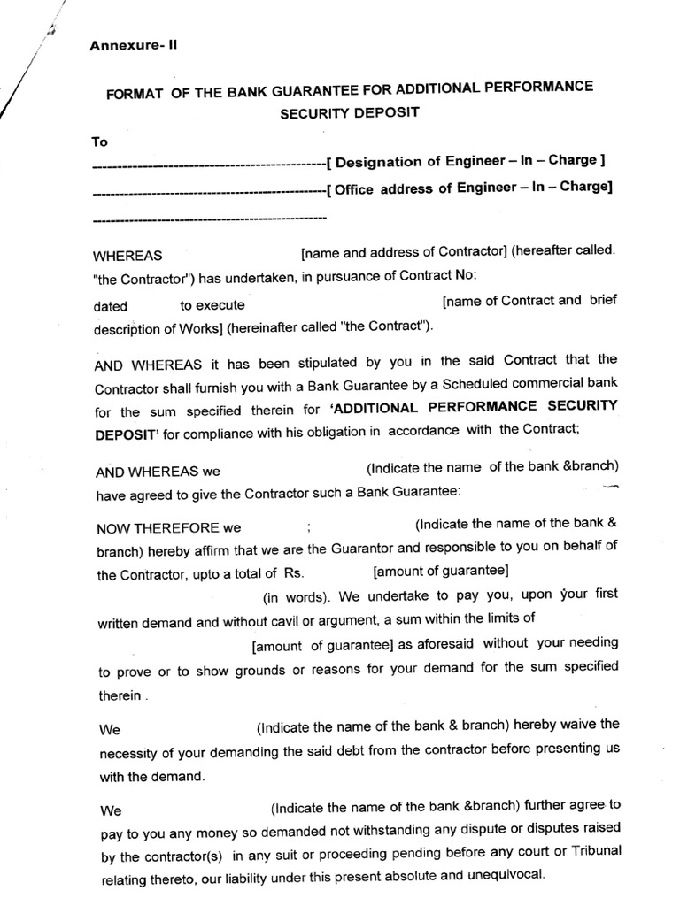 Annexure II | PDF