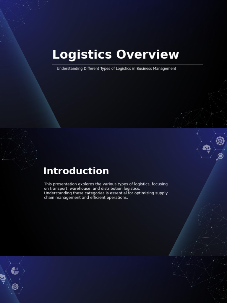Logistics Overview | PDF