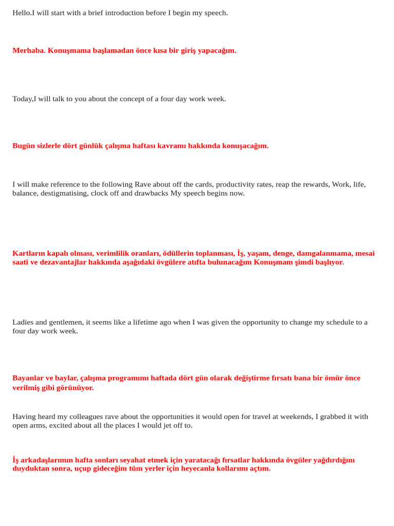 Four Day Work Week - 250103 - 020530 | PDF