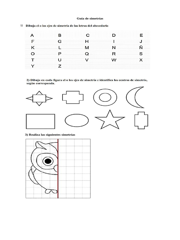 Guía de Simetrías | PDF