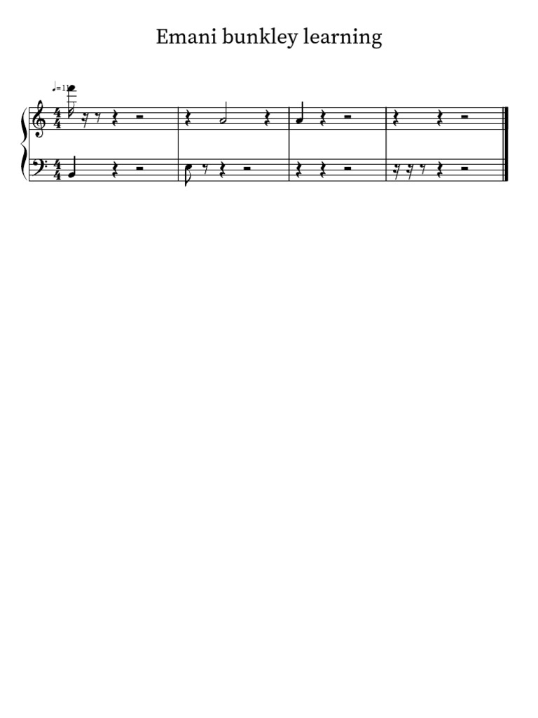 Emani Bunkley Learning | PDF