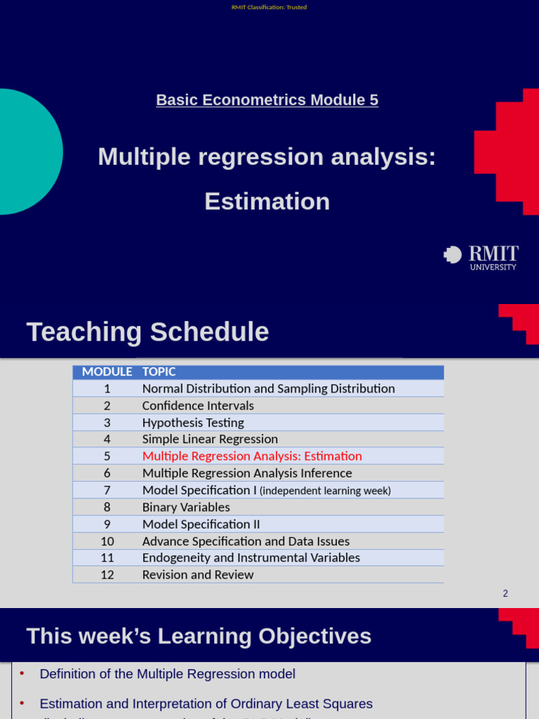 (Reformatted) Module 5 (Students) | PDF | Ordinary Least Squares | Linear Regression