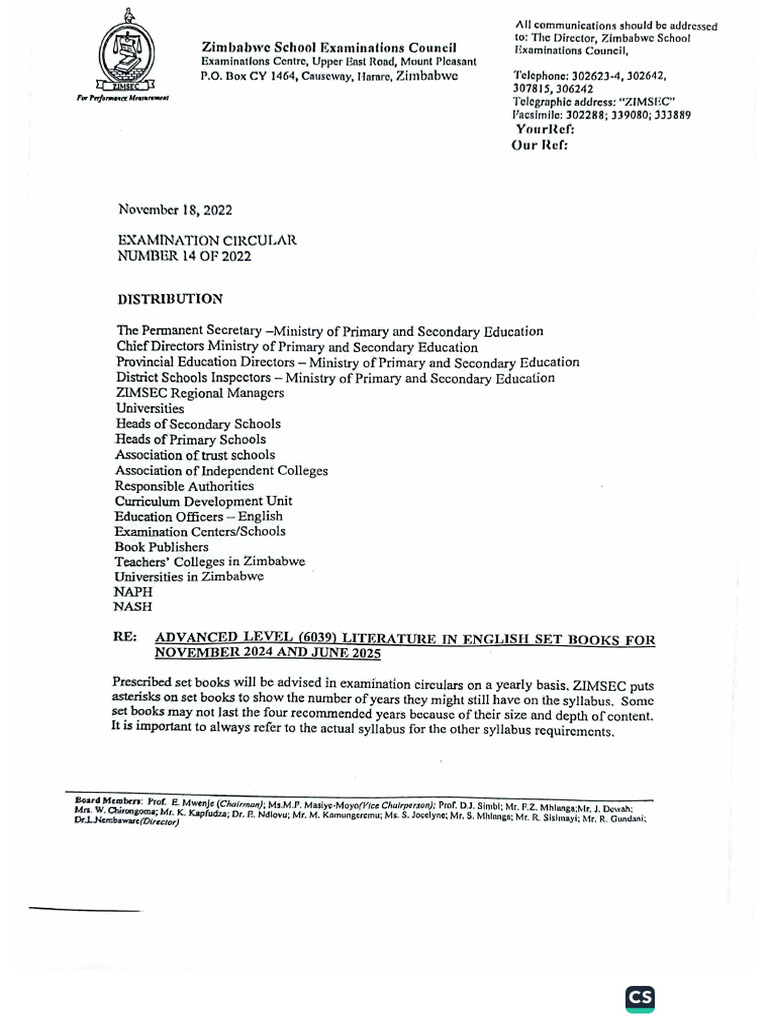 A Level Circular N2024 Onwards | PDF