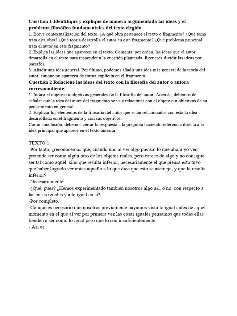 Filosofía de Platón en el Fedón: Ideas y Alma | PDF | Platón | Conocimiento