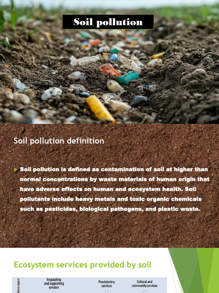 Understanding Soil Pollution and Its Effects | PDF