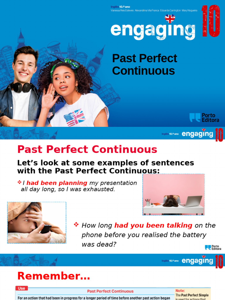Enga10 Past Perfect Continuous | PDF