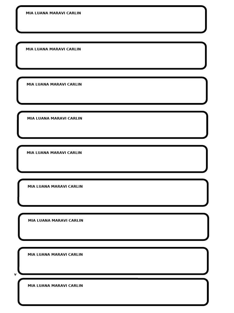 Stikers Nombres | PDF