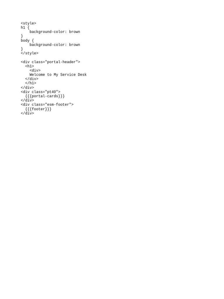 ESM Instance Customization Code | PDF